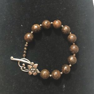Silpada | Jewelry | Silpada Brown Bronzite Bracelet | Poshmark